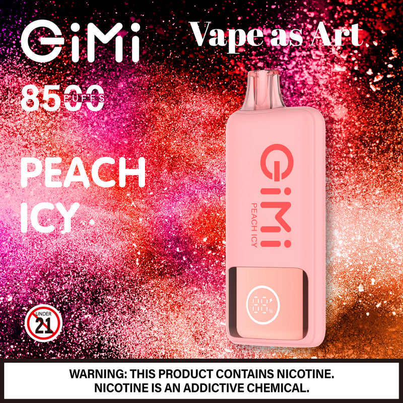 GiMi 8500 - Peach Icy | America's No.1 Vape Shop – Price Point NY