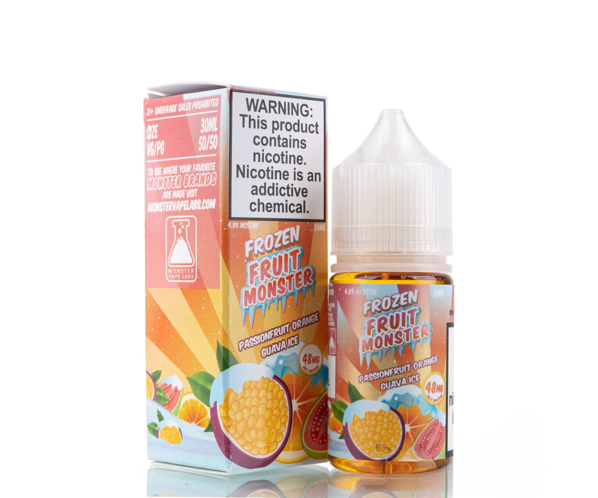 Passionfruit Orange Guava Ice By Frozen Fruit Monster - Salt Nicotine ...