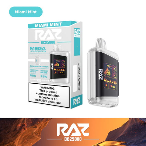 RAZ DC25000 - Miami Mint | America's No.1 Online Vape Shop – Price Point NY
