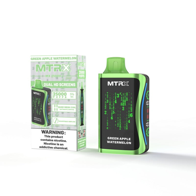 MTRX MX 25000 - Green Apple Watermelon | America's No.1 Online Vape ...