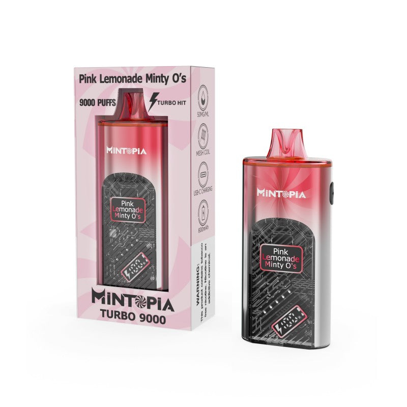 MiNTOPiA Turbo 9000 - Pink Lemonade Minty O's | America's Favorite Vape ...