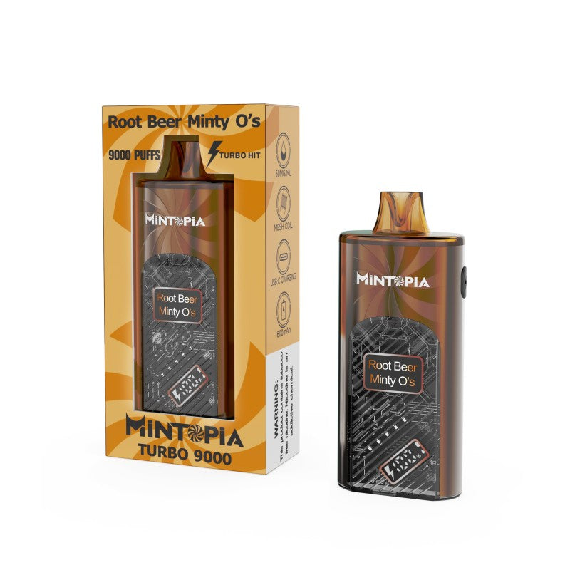 MiNTOPiA Turbo 9000 - Root Beer Minty O's | America's Favorite Vape ...