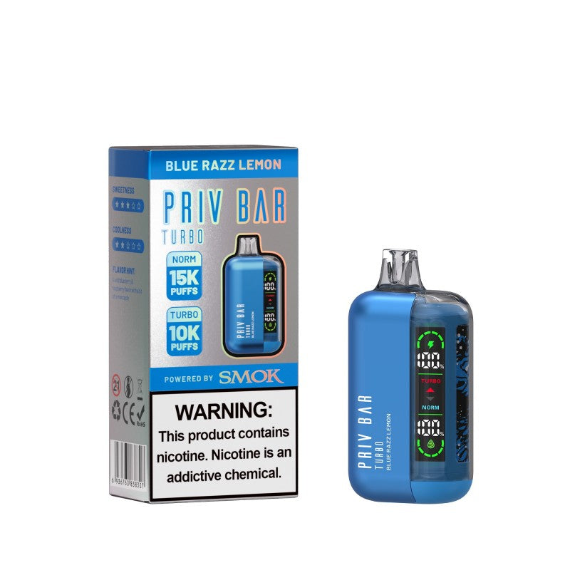 PRIV BAR TURBO - Blue Razz Lemon | America's No.1 Online Vape Shop ...