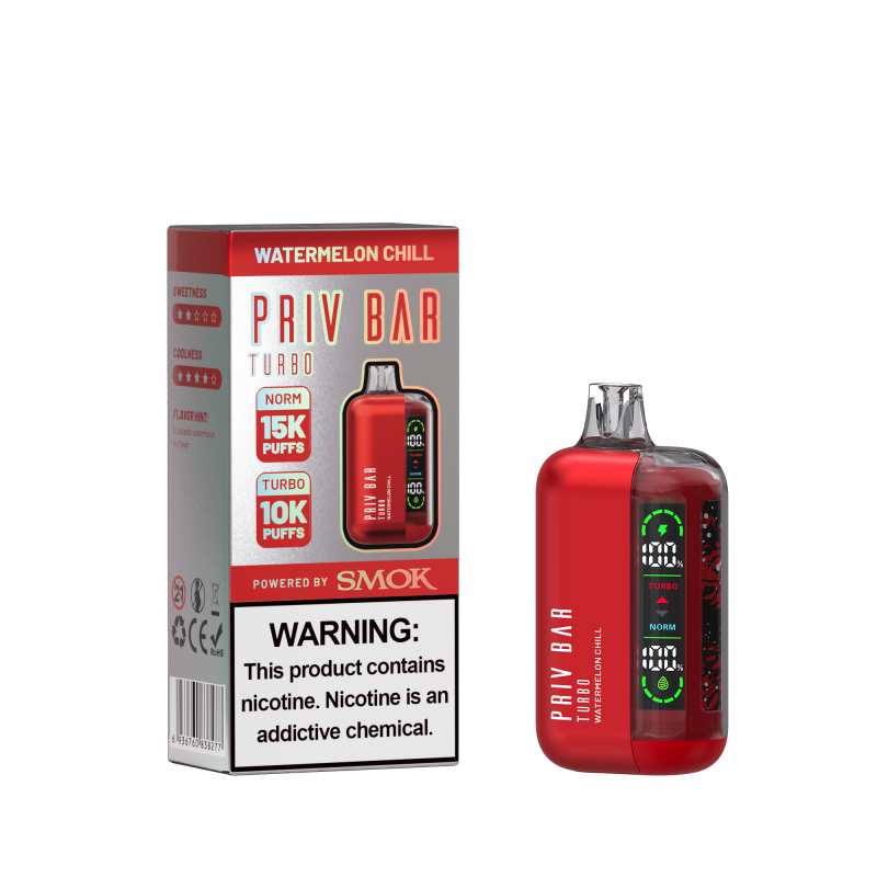 PRIV BAR TURBO - Watermelon Chill | America's No.1 Online Vape Shop ...