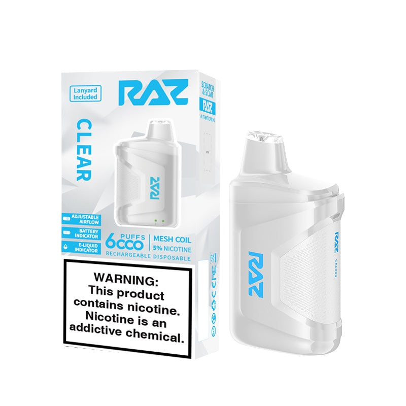 RAZ CA6000 - Clear | Powered by GEEKVAPE – Price Point NY