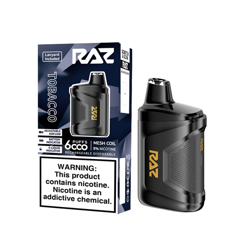 RAZ CA6000 - Tobacco | Powered by GEEKVAPE – Price Point NY