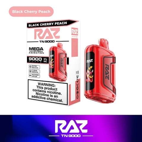 RAZ TN9000 - Black Cherry Peach | America's No.1 Online Vape Shop ...