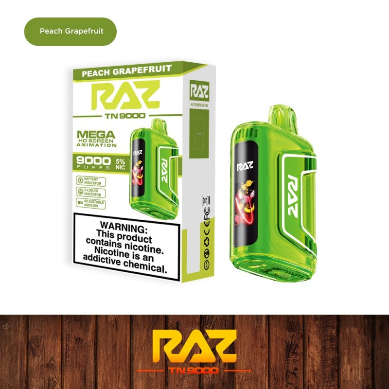 RAZ TN9000 - Peach Grapefruit | America's No.1 Online Vape Shop – Price Point NY
