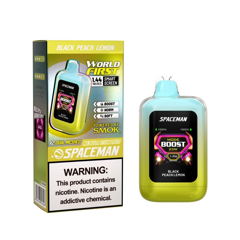 SPACEMAN NEBULA 25k - Black Peach Lemon | America's No.1 Vape Shop ...