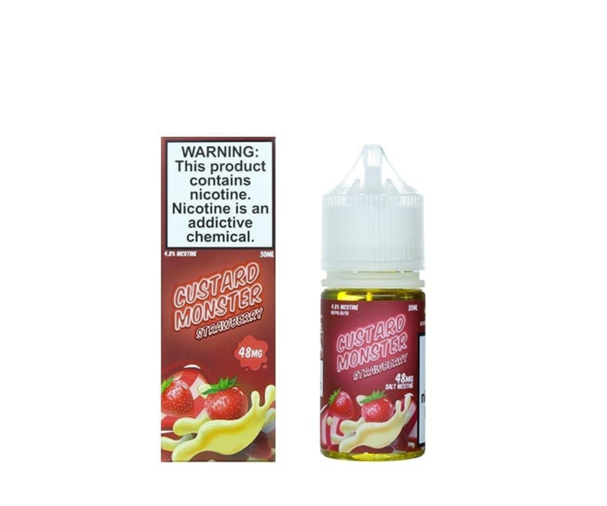 Strawberry By Custard Monster - Salt Nicotine - 30ml (TFN) – Price Point NY