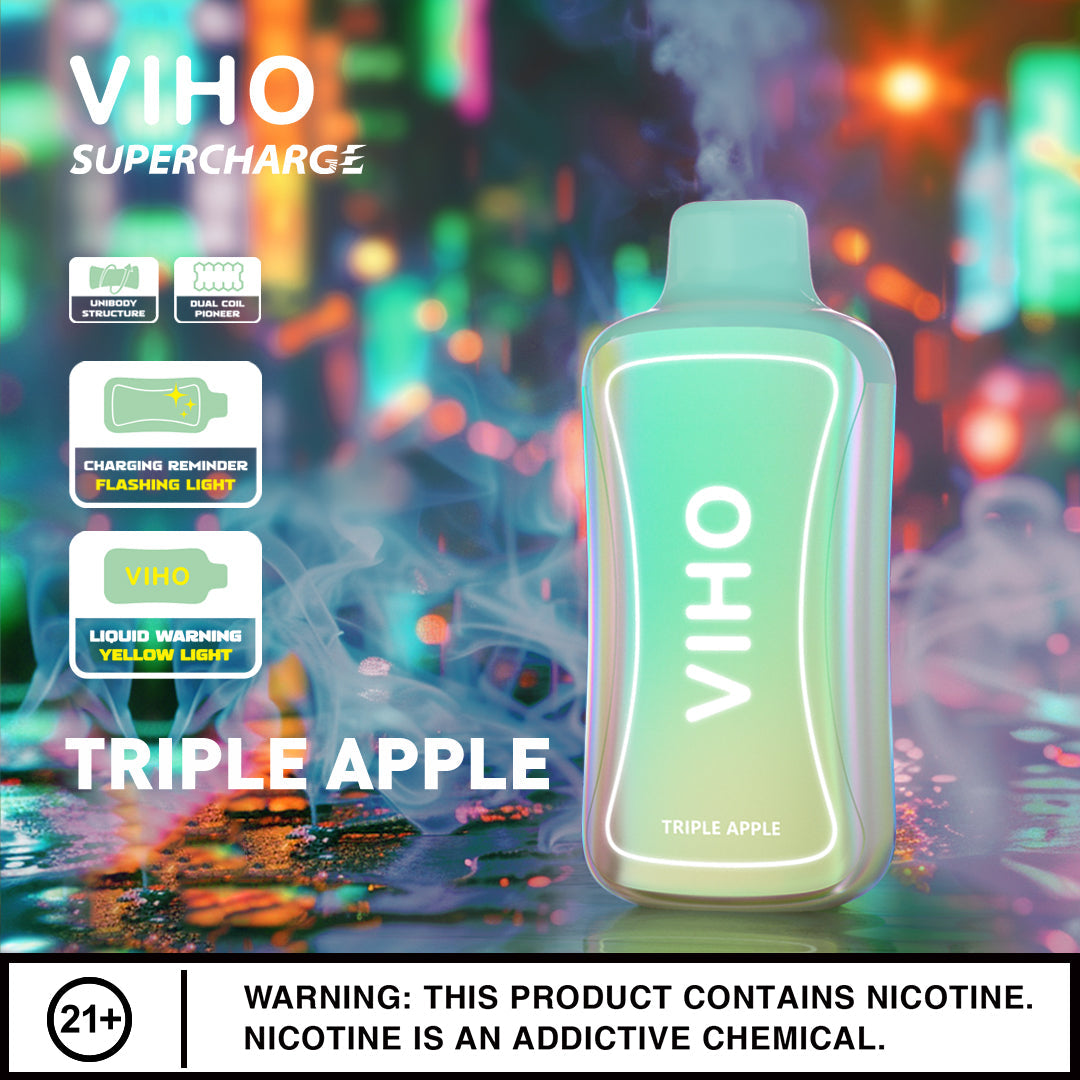 VIHO Supercharge 20k - Triple Apple | America's No.1 Online Vape Shop – Price Point NY