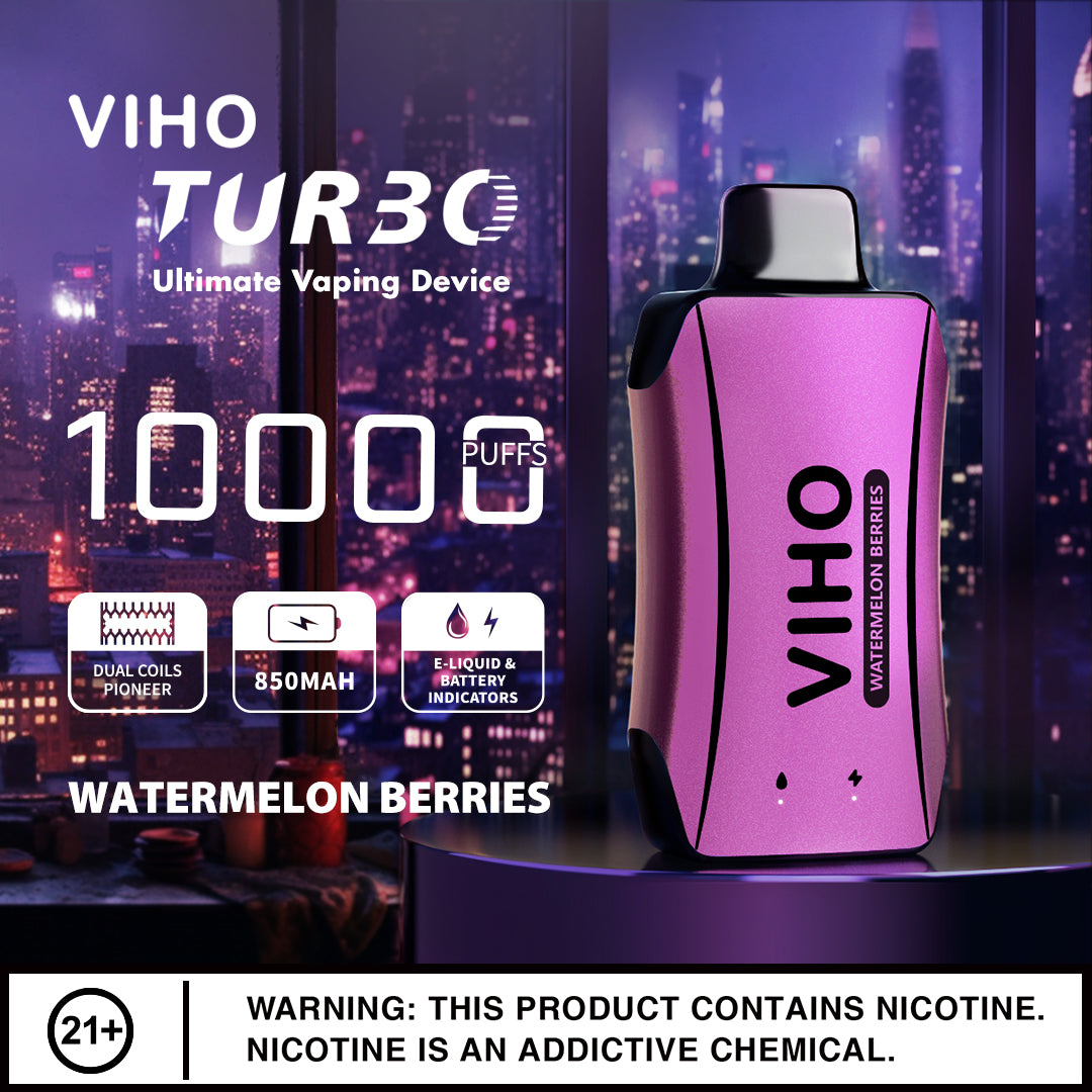 VIHO Turbo 10k - Watermelon Berries | America's No.1 Online Vape Shop ...