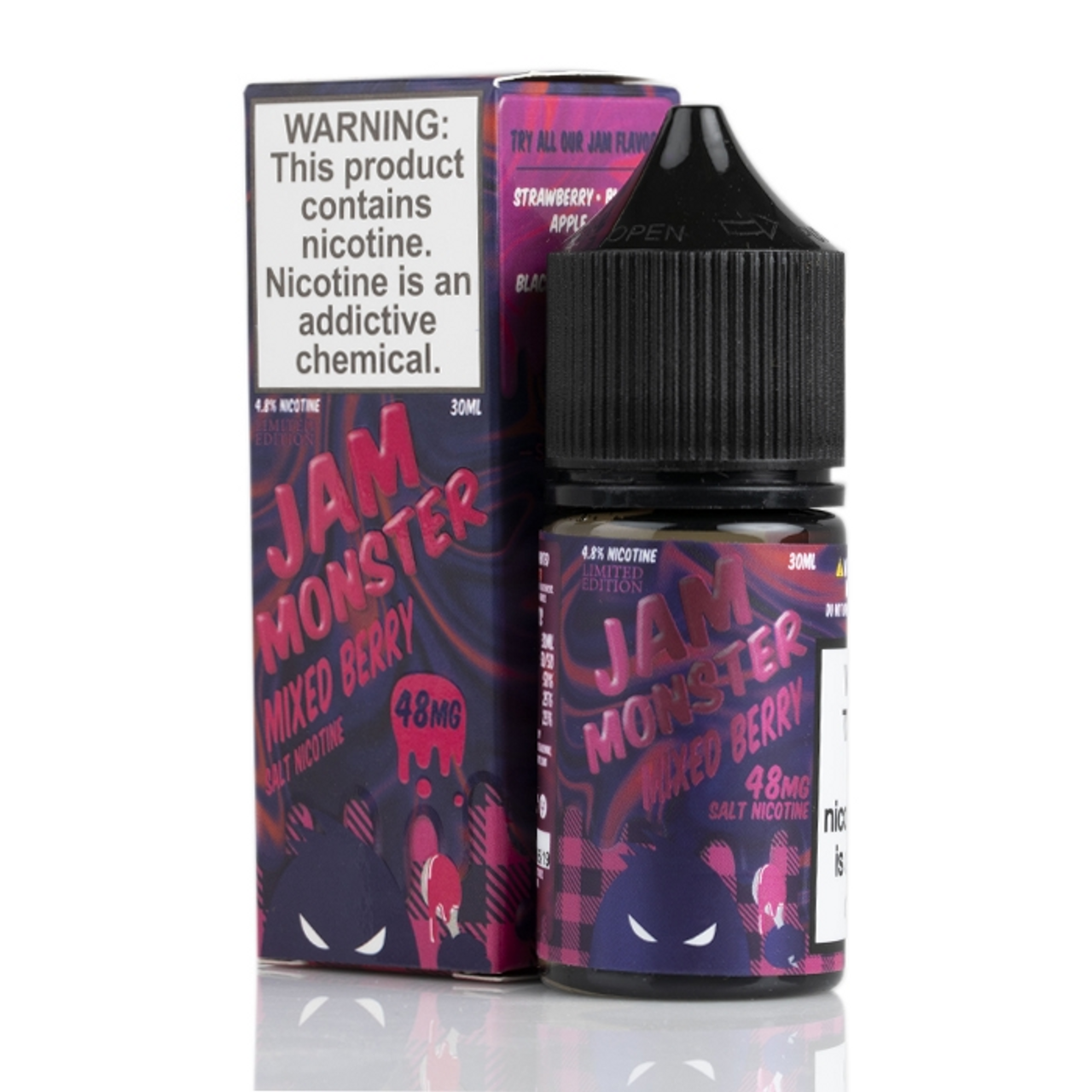 Mixed Berry By Jam Monster - Salt Nicotine - 30ml (TFN) – Price Point NY