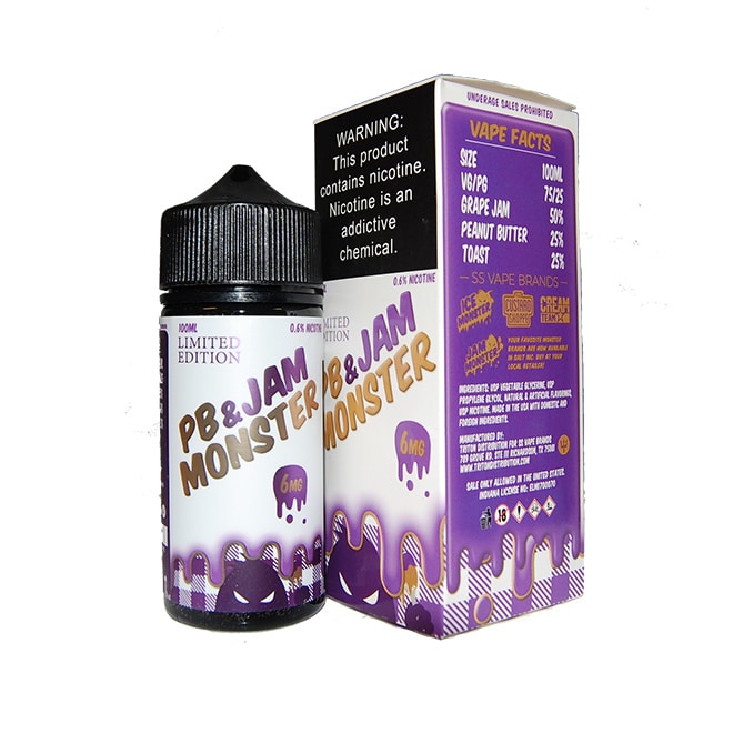 PB & Jam Monster Grape By Jam Monster - 100ml (TFN) – Price Point NY