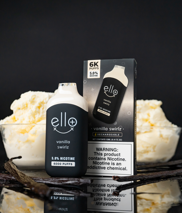 ELLO Plus - Vanilla Swirlz | 6000 Puff Disposable by BLVK – Price Point NY