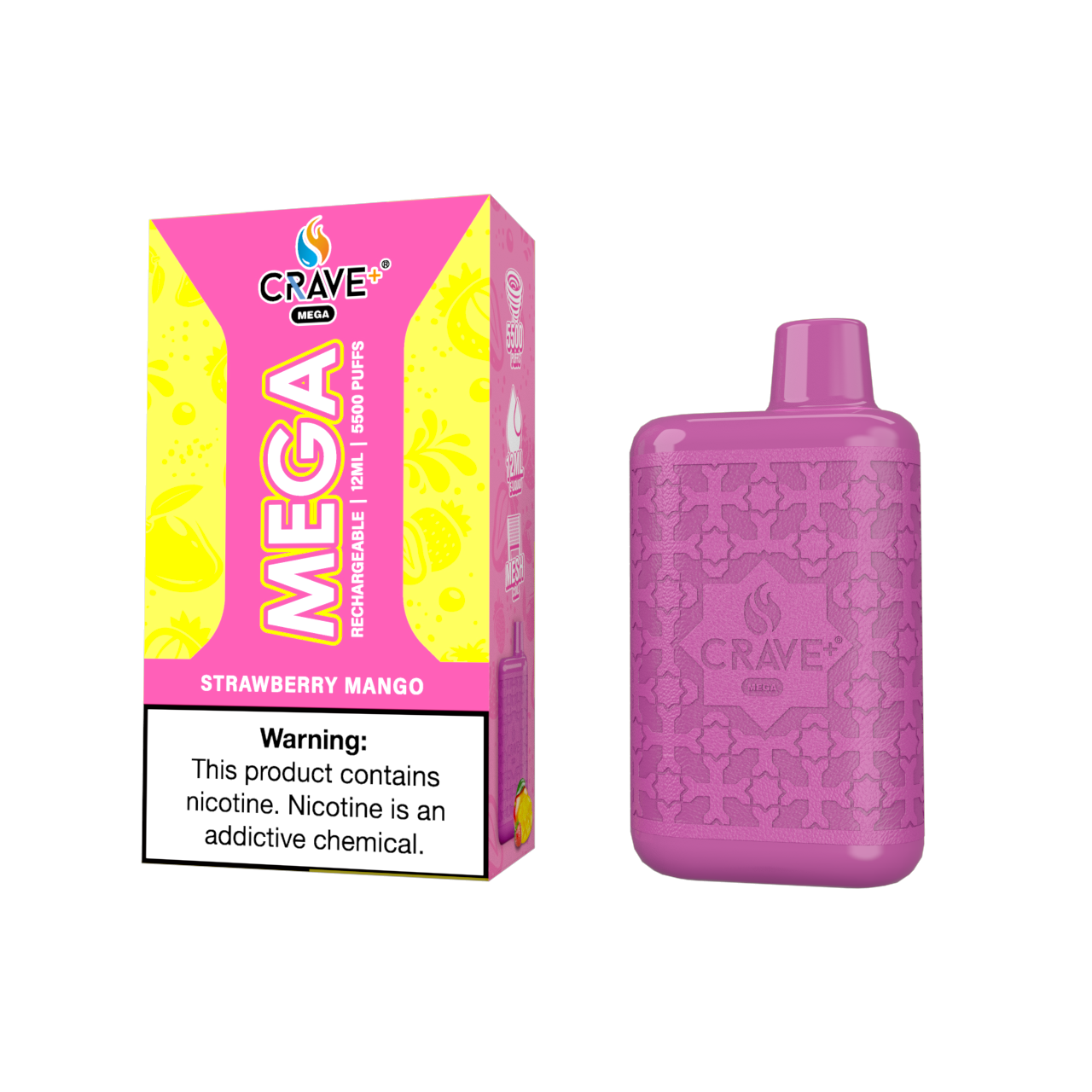 CRAVE Mega - Strawberry Mango | Crave On @ America's No.1 Online Vape ...